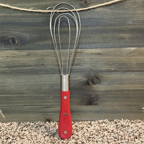 The Pioneer Woman | Kitchen | The Pioneer Woman Rustic Red Flat Whisk ...